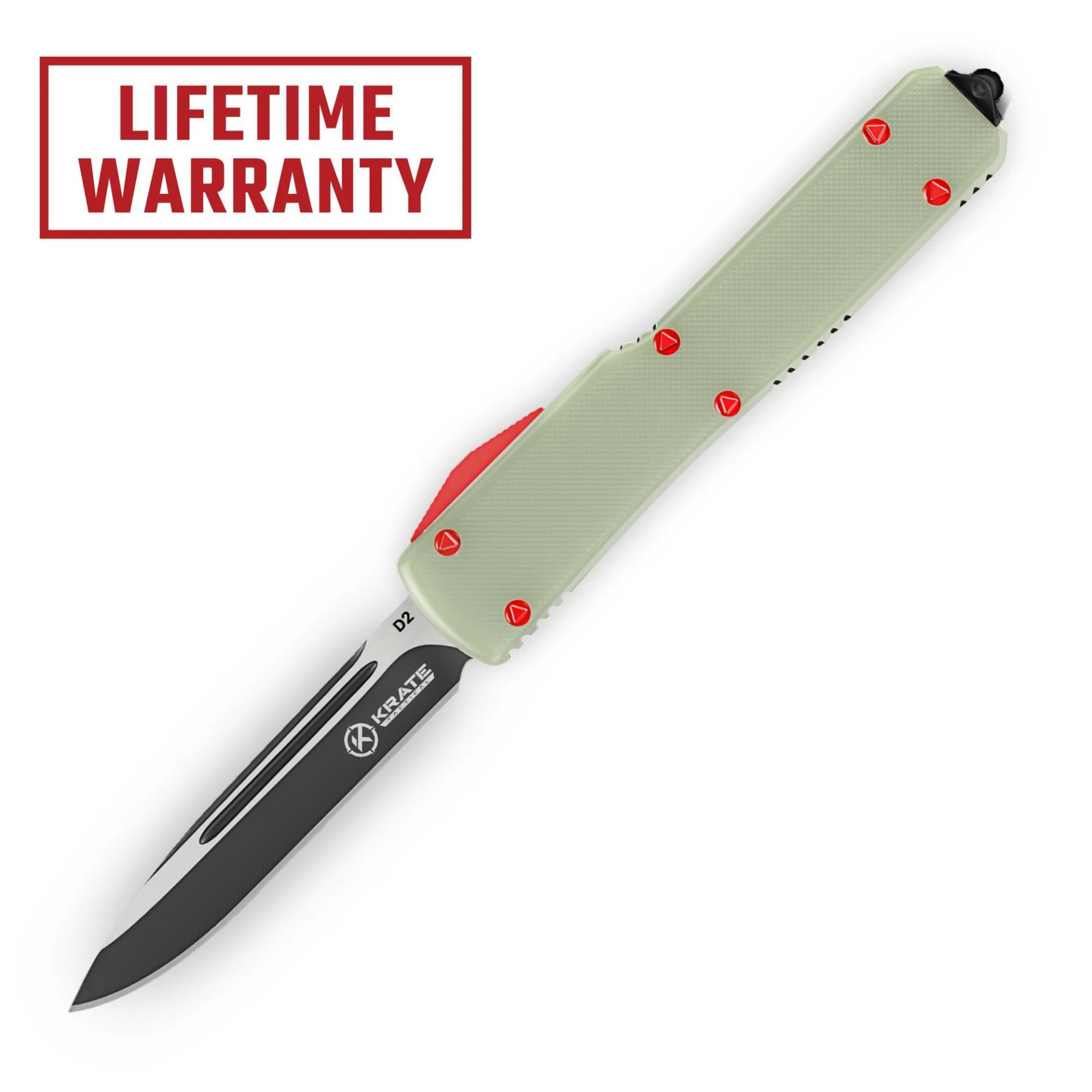 KRATE TACTICAL "JADE" G10 OTF KNIFE - KRT-OTF-G10-X - The Gun Pantry